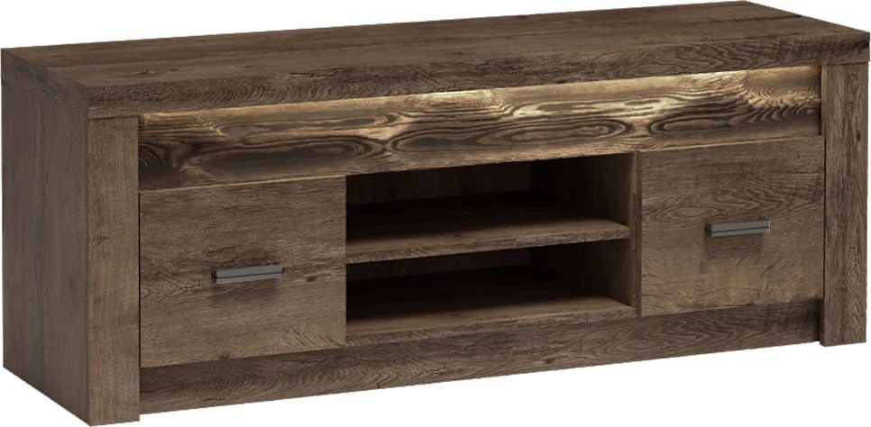 Obývací stěna INDIANAPOLIS t | sestava CH | 330 cm | jasan tmavý
