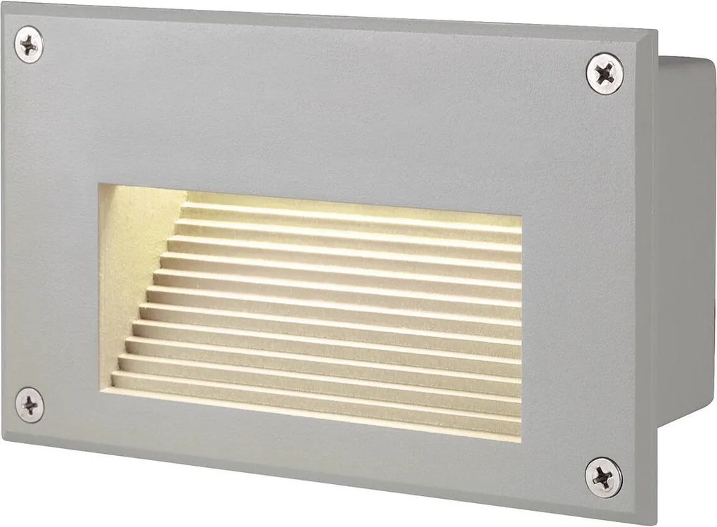 LA 229702 Venkovní svítidlo BRICK LED DOWNUNDER teplá bílá stříbrnošedá 23 - BIG WHITE (SLV)