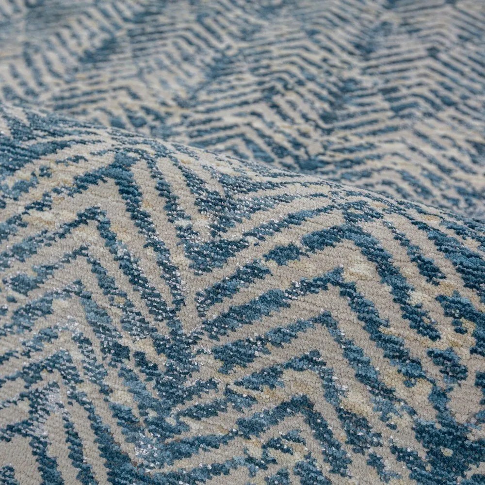 Modrý koberec 200x300 cm Lua Abstract – Flair Rugs