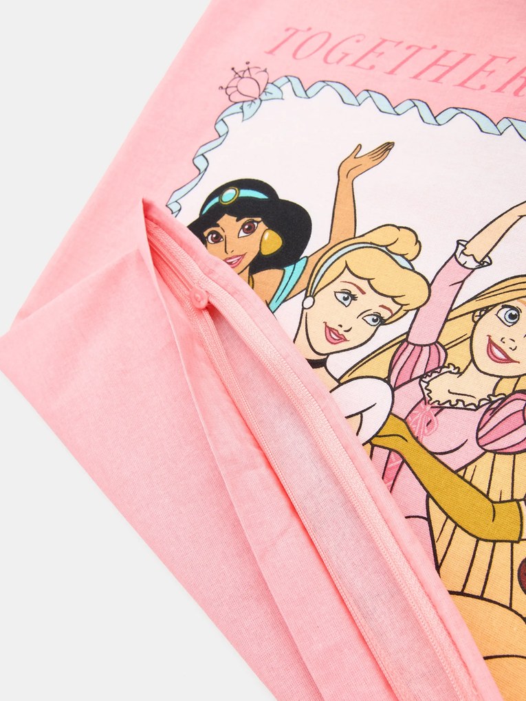 Sinsay - Bavlněné povlaky na polštáře Disney Princess 2 pack - růžová