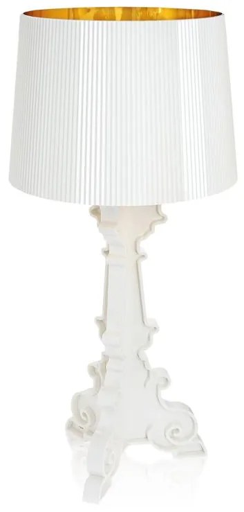 Kartell - Stolní lampa Bourgie, bílo-zlatá