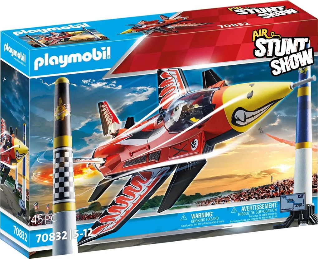 Stavebnice playmobil 70832 air stuntshow tryskový letoun "orel"
