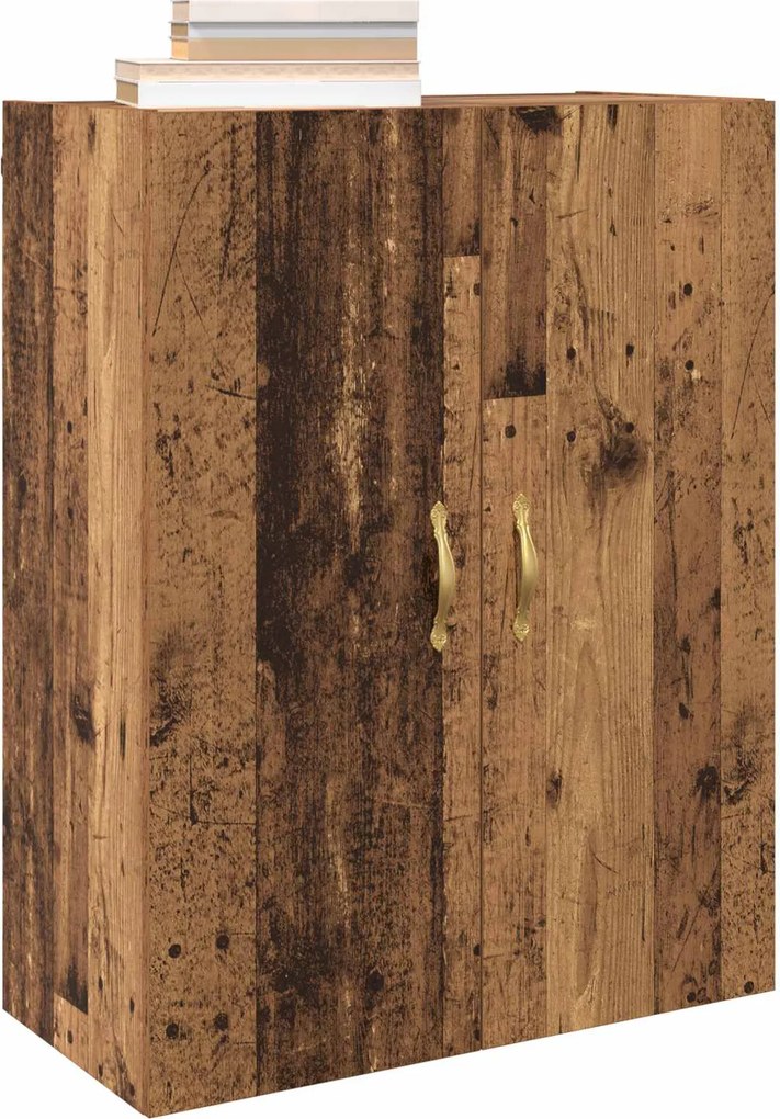 Nástěnná skříň 2 ks Staré dřevo 69,5 x 34 x 90 cm 3394518