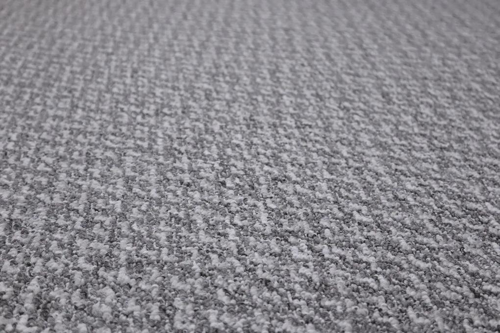 Vopi koberce Kusový koberec Toledo šedé čtverec - 100x100 cm