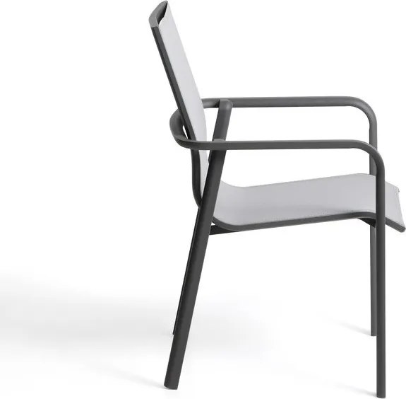 Šedá zahradní židle Canea – Kave Home