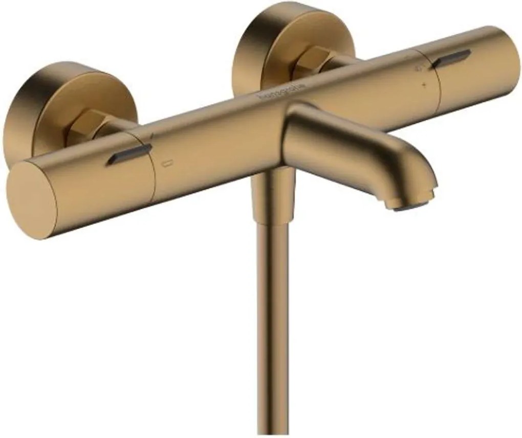Hansgrohe Ecostat Fine - Termostatická vanová baterie, kartáčovaný bronz 13325140