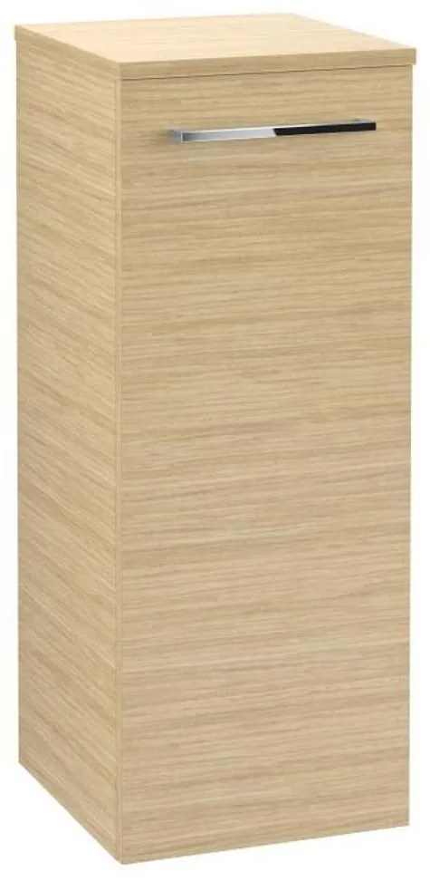 Villeroy & Boch Avento - Boční skříňka, 35x89x37 cm, 1 dvířka, Nordic Oak A89500VJ