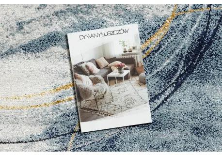 Dywany Luszczow Kusový koberec EMERALD EXCLUSIVE A0087 kruhy modrý / zlato Rozměr koberce: 120 x 170 cm