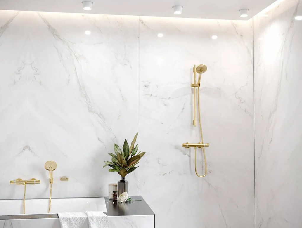Hansgrohe Raindance Select S, ruční sprcha 120 3jet, leštěný vzhled zlata, HAN-26530990