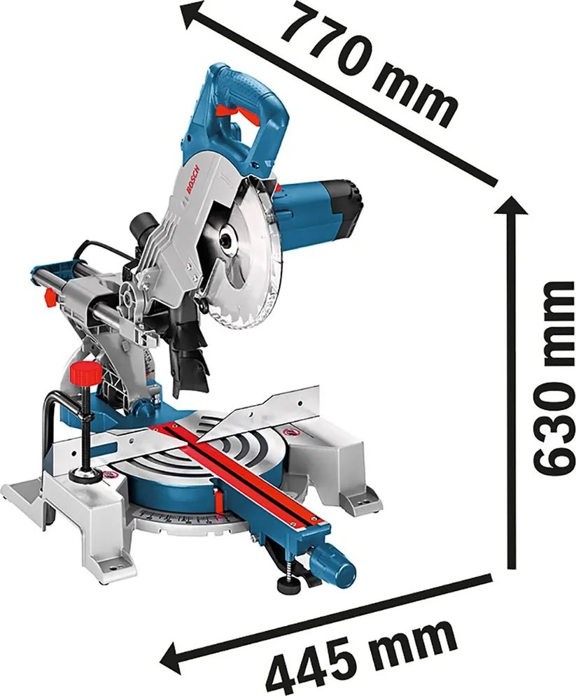 Elektrická pokosová pila Bosch GCM 800 SJ 0601B19000
