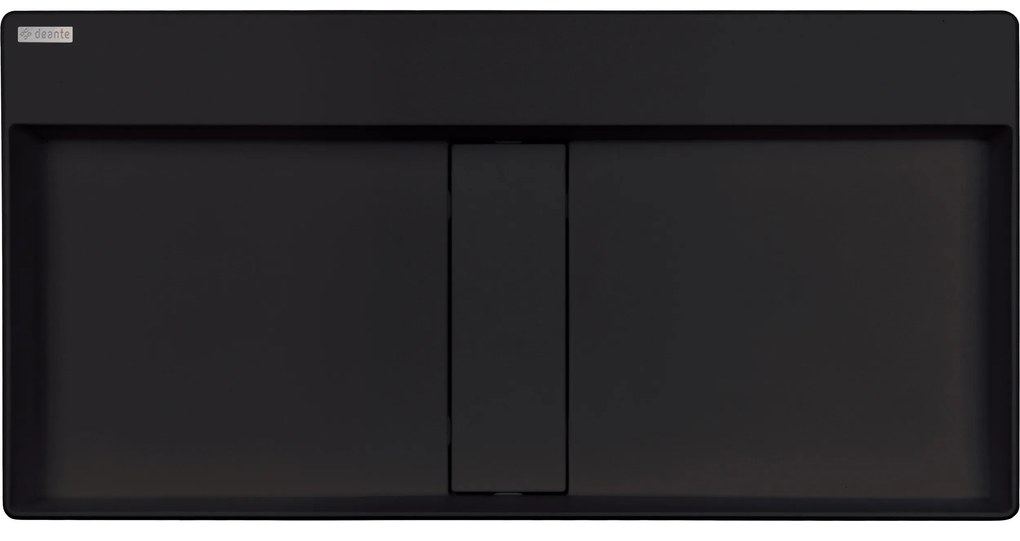 Deante Blur, granitové umyvadlo na desku 800x400x120 mm, černá, DEA-CQB_NU8S