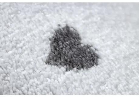 Dywany Luszczow Kusový koberec PETIT PLAMEŇÁCI, SRDCE, krémový Rozměr koberce: 200 x 290 cm