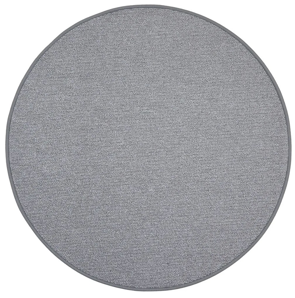 Vopi koberce Kusový koberec Porto šedý kruh  - 120x120 (průměr) kruh cm
