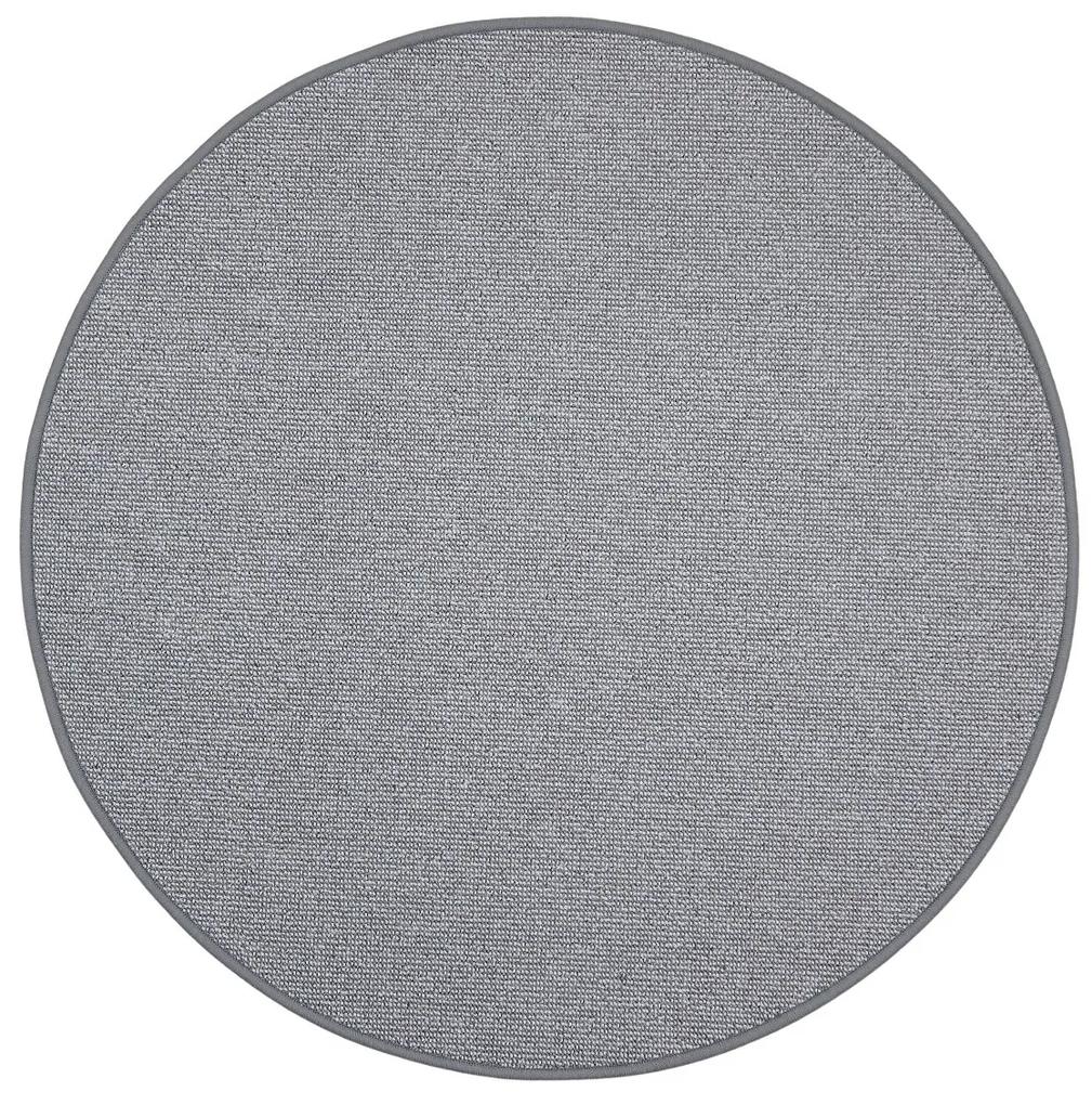 Vopi koberce Kusový koberec Porto šedý kruh  - 160x160 (průměr) kruh cm