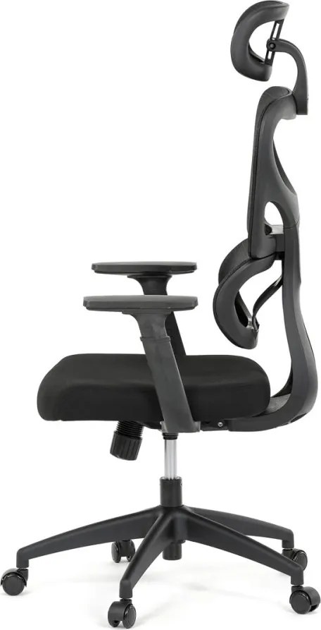 Kancelářská židle KA-K2080 BK, houpací mechanismus, černá (69 x 62) cm
