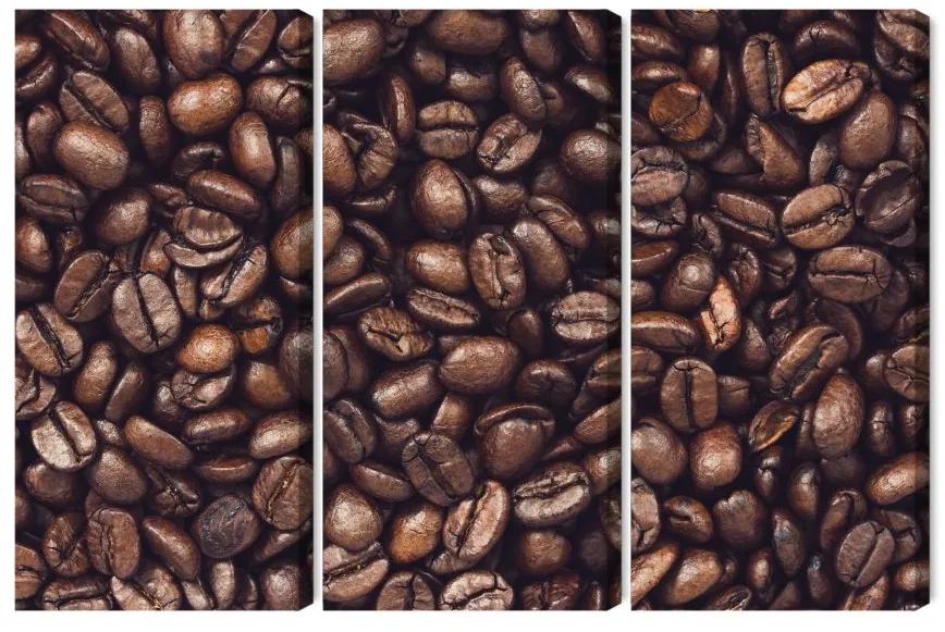 Vícedílný obraz Pražená Kávová Zrna Nedostatek Nedostatek Přírodní plátno 180x120