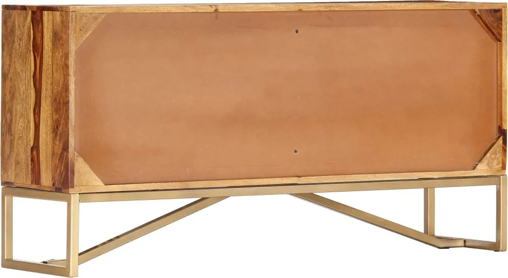 Příborník 118 x 30 x 60 cm masivní akáciové dřevo 247997