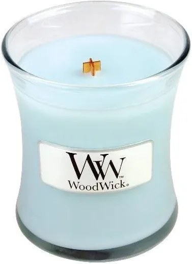WoodWick Vonná svíčka WoodWick - Pure Comfort 85g, modrá barva, sklo, vosk