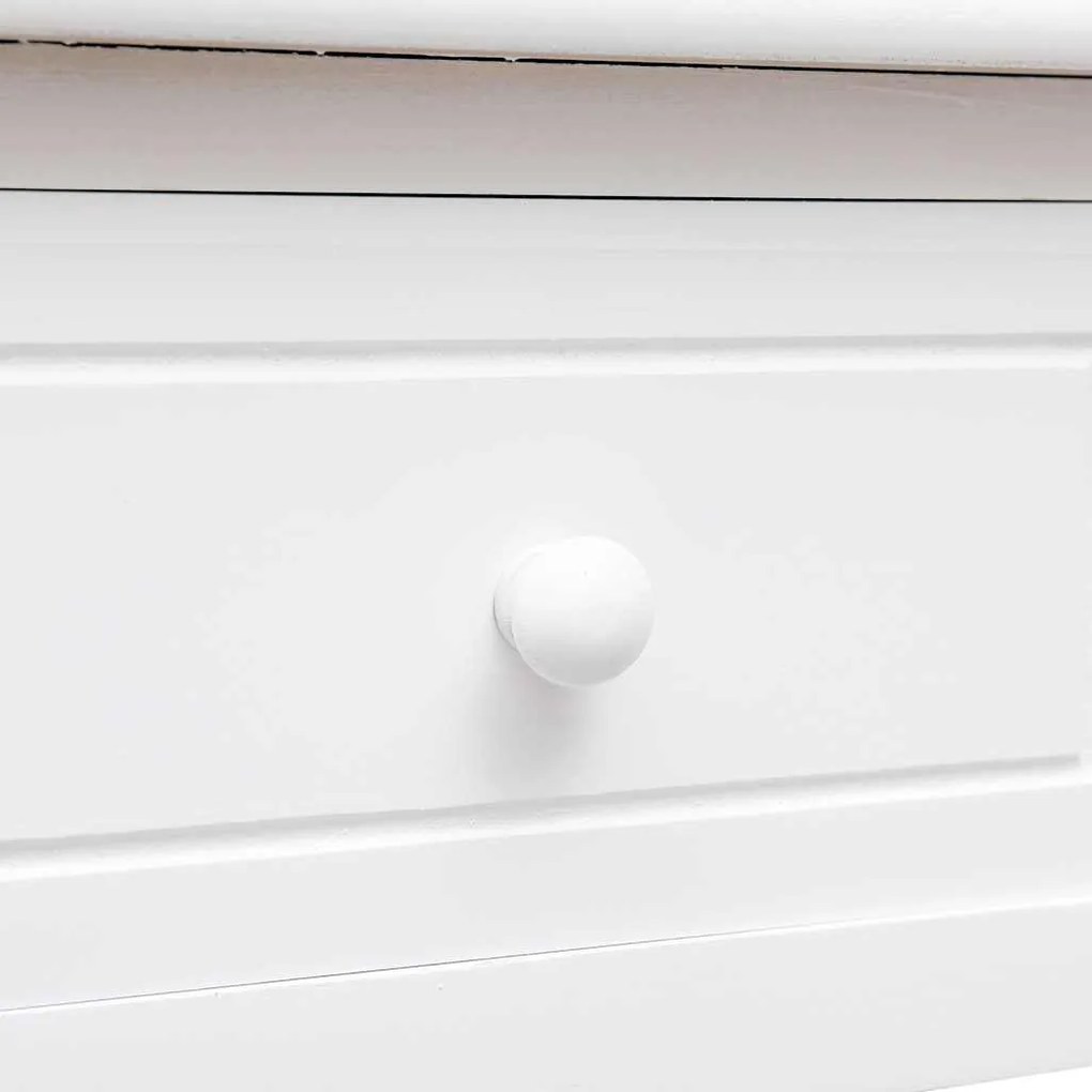 Psací stůl bílý 110 x 45 x 76 cm dřevo 284157