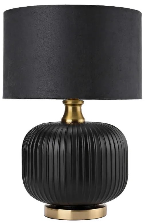 Černá stolní lampa TAMIZA 48 cm
