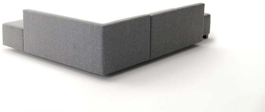 Atelier del sofa Rozkládací rohová pohovka MANAMA šedá pravý roh 825BLC1181