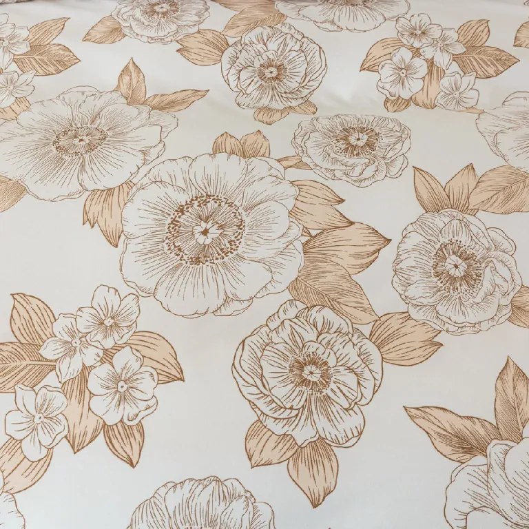 Povlečení z mikrovlákna SYLVERA hnědé Rozměr povlečení: 70 x 80 cm | 140 x 200 cm