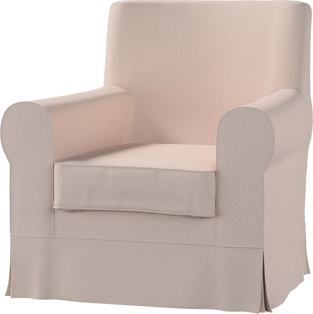 Potah na křeslo IKEA Ektorp Jennylund barva růžová látka pletený vzor