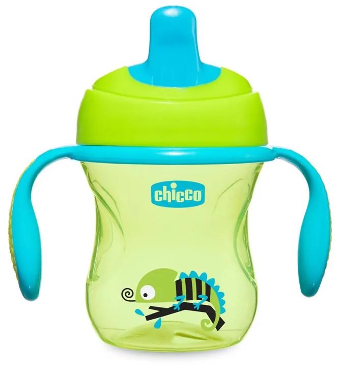 CHICCO Hrneček Training s držadly 200 ml zelený 6m+