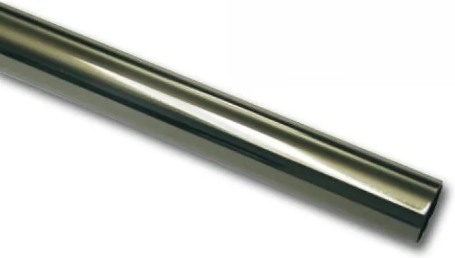 Gardinia Matrix Topline 20mm záclonová tyč 240cm kov černá-nikl