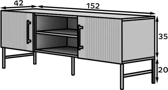 Raftt TV skříň