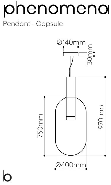 Luxusní závěsné svítidlo Bomma Phenomena, capsule Barva skla: Čirá, Barva montury: Stříbrná