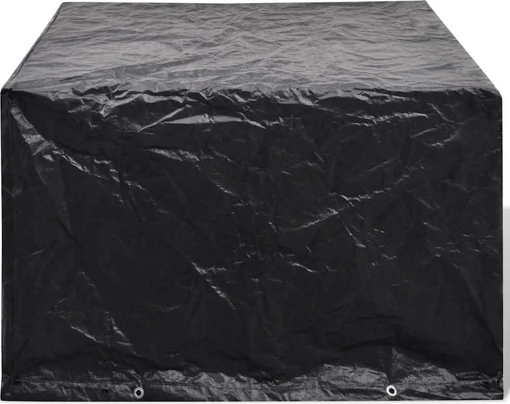 Plachty na zahradní nábytek 2 ks polyratan 8 oček 113 x 113 cm 279119