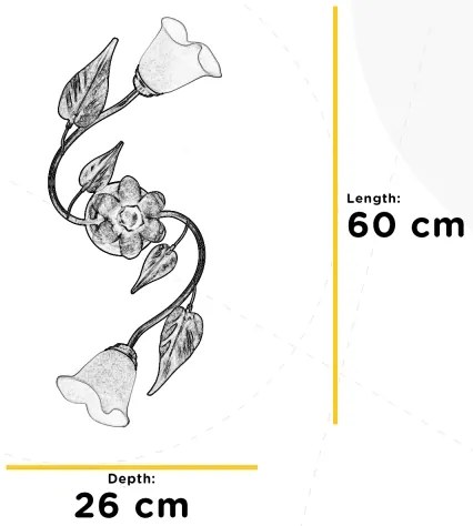 ONLI - Stropní svítidlo MIRANDA 2xE14/6W/230V