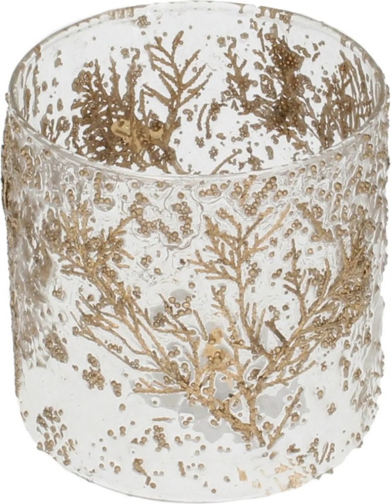 Svícen Twig I ⌀10cm gold