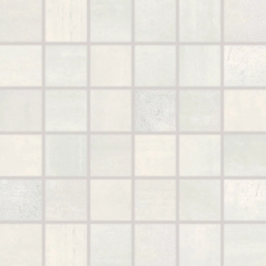 Mozaika Rako Rush světle šedá 30x30 cm mat / lesk WDM05521.1