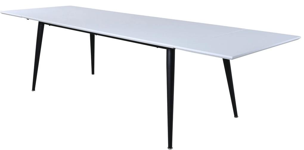 Jídelní stůl Jimmy, bílý, 90x195
