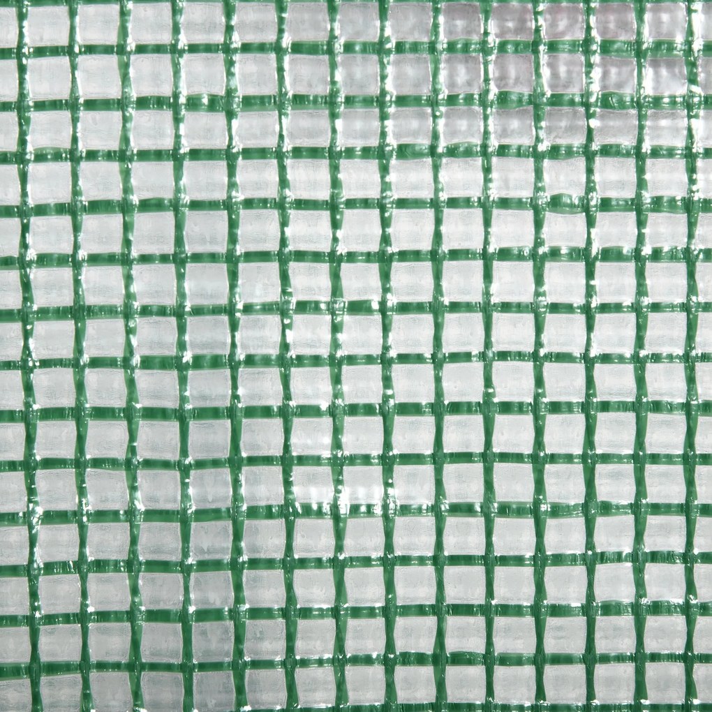 Mini skleník Outsunny s fóliovým krytem a 3 policemi, rolovací dvířka, zeleninový záhon v zelené barvě 69 x 49 x 125 cm pro milovníky zahrady
