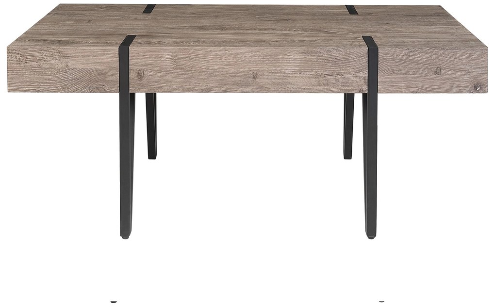 Konferenční stolek v odstínu tmavého dřeva ADENA Beliani