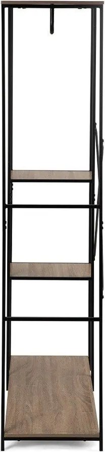 Černá ocelová předsíňová sestava 90x170x40 cm Aris – Bonami Essentials