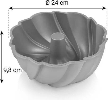 TESCOMA Forma bábovka vysoká DELÍCIA ø 24 cm, větrník