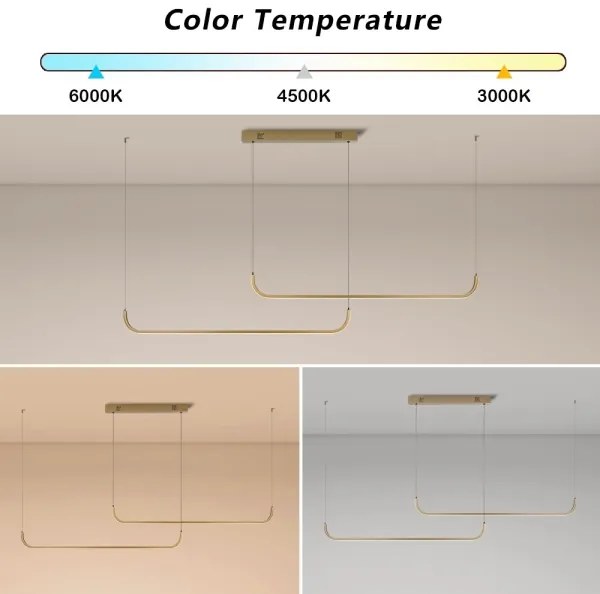 Immax NEO 07228L - LED Stmívatelný lustr na lanku PATTINI LED/53W/230V Tuya+DO