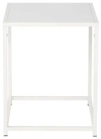 Staal příruční stolek bílý