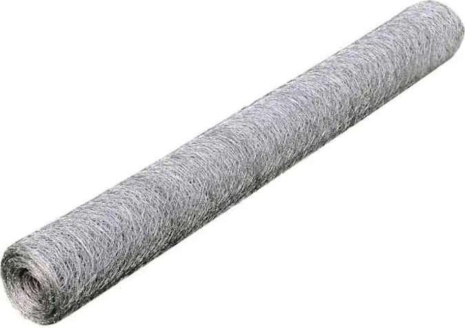 Pletivo ke kurníku pozinkovaná ocel 25 x 0,5 m stříbrné 140416