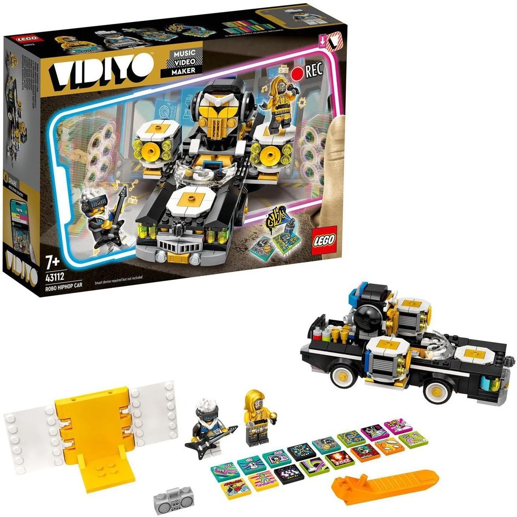 Lego stavebnice lego vidiyo 43112 robo hiphop car