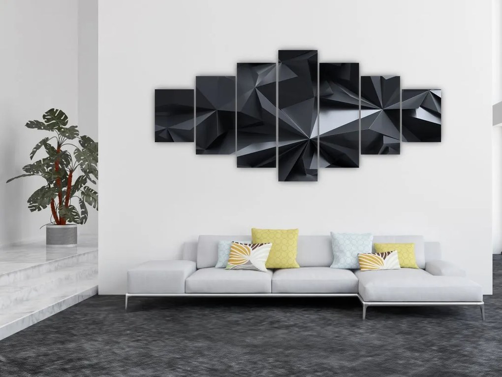 Obraz - Geometrická abstrakce (210x100 cm)