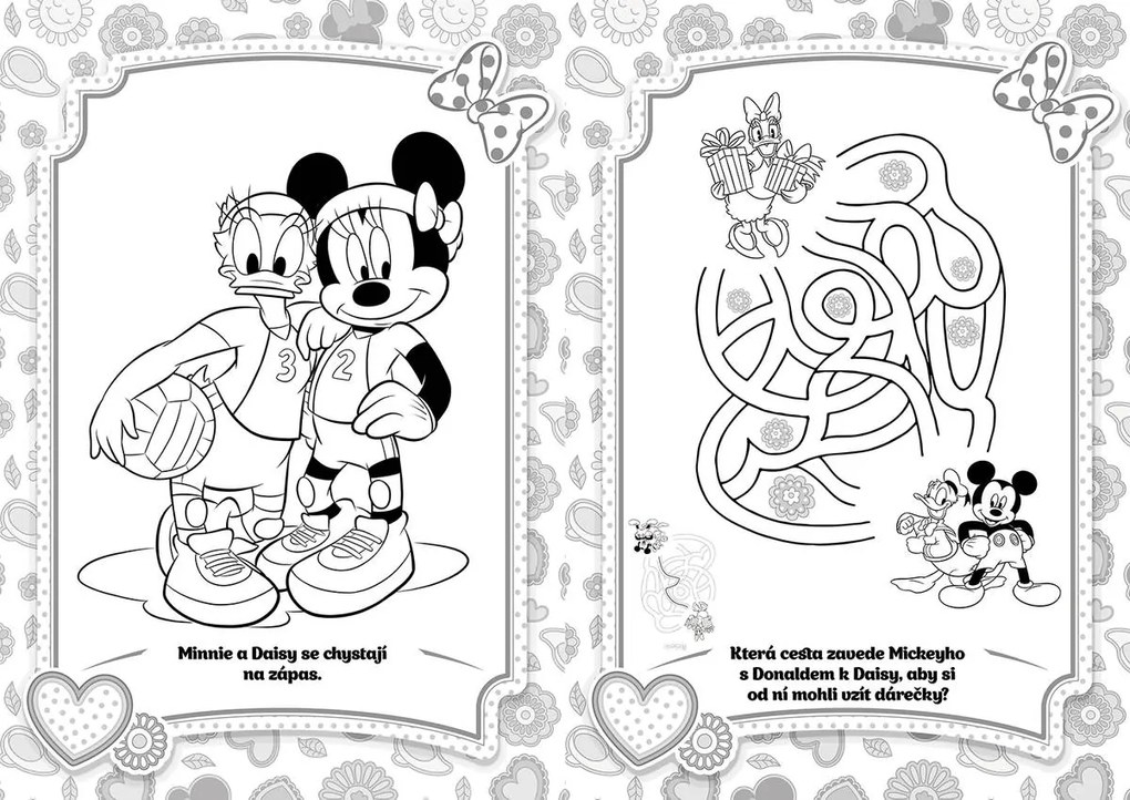 JIRI MODELS Omalovánky A4 se samolepkami Disney Minnie Mouse 8