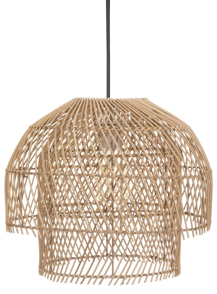 Závěsná ratanová lampa KERY
