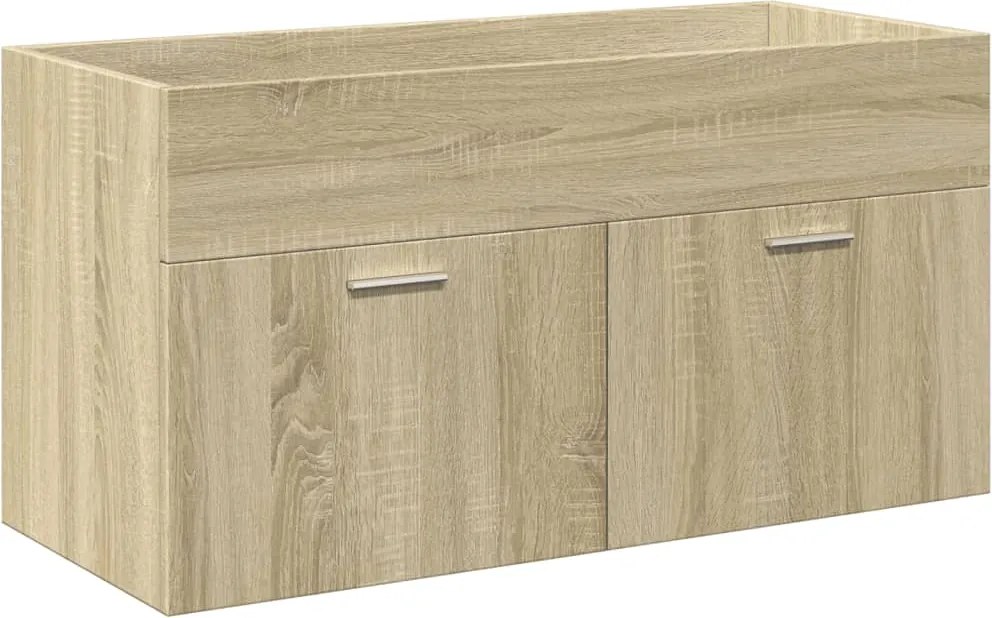Koupelnová skříňka se zápustným umyvadlem dub sonoma 3324985