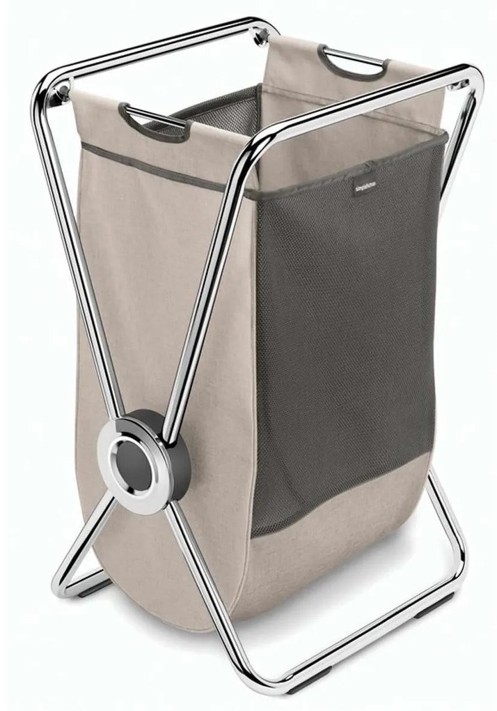 Simplehuman - Koš na prádlo, 75x42x51 cm, hnědá/ocel LT1008