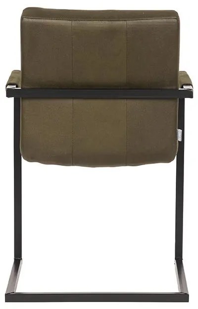LABEL51 jídelní židle DENMARK zelená Color: Army green UK-30.247
